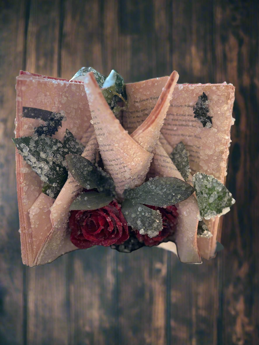 Crystallized TVD TO Book With Red Roses – Karma Lies Designs