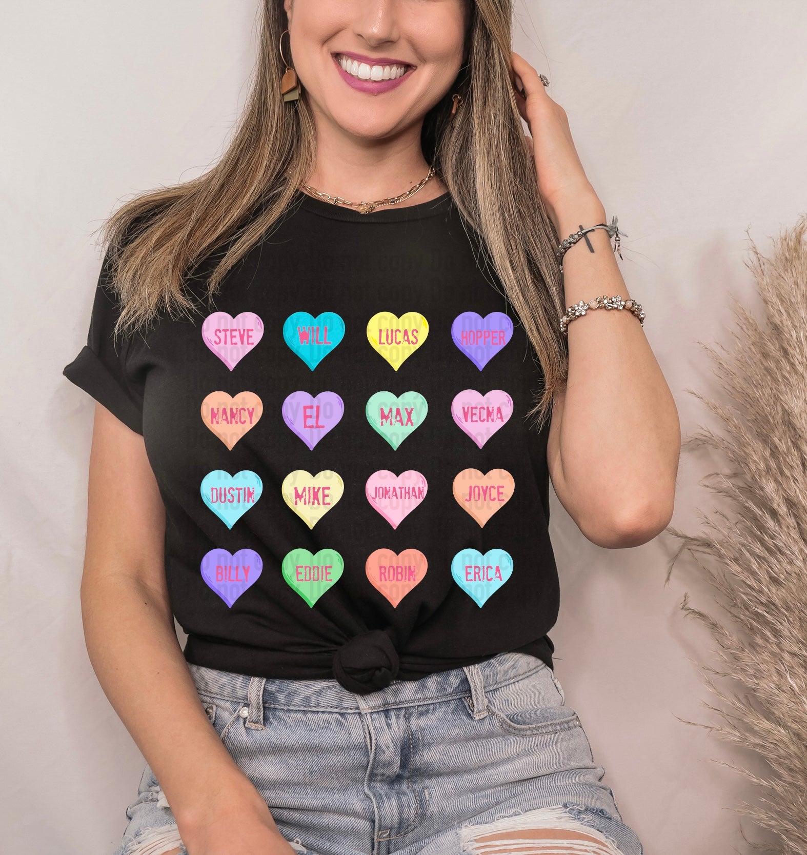 Stranger Things Candy Hearts Names – Karma Lies Designs