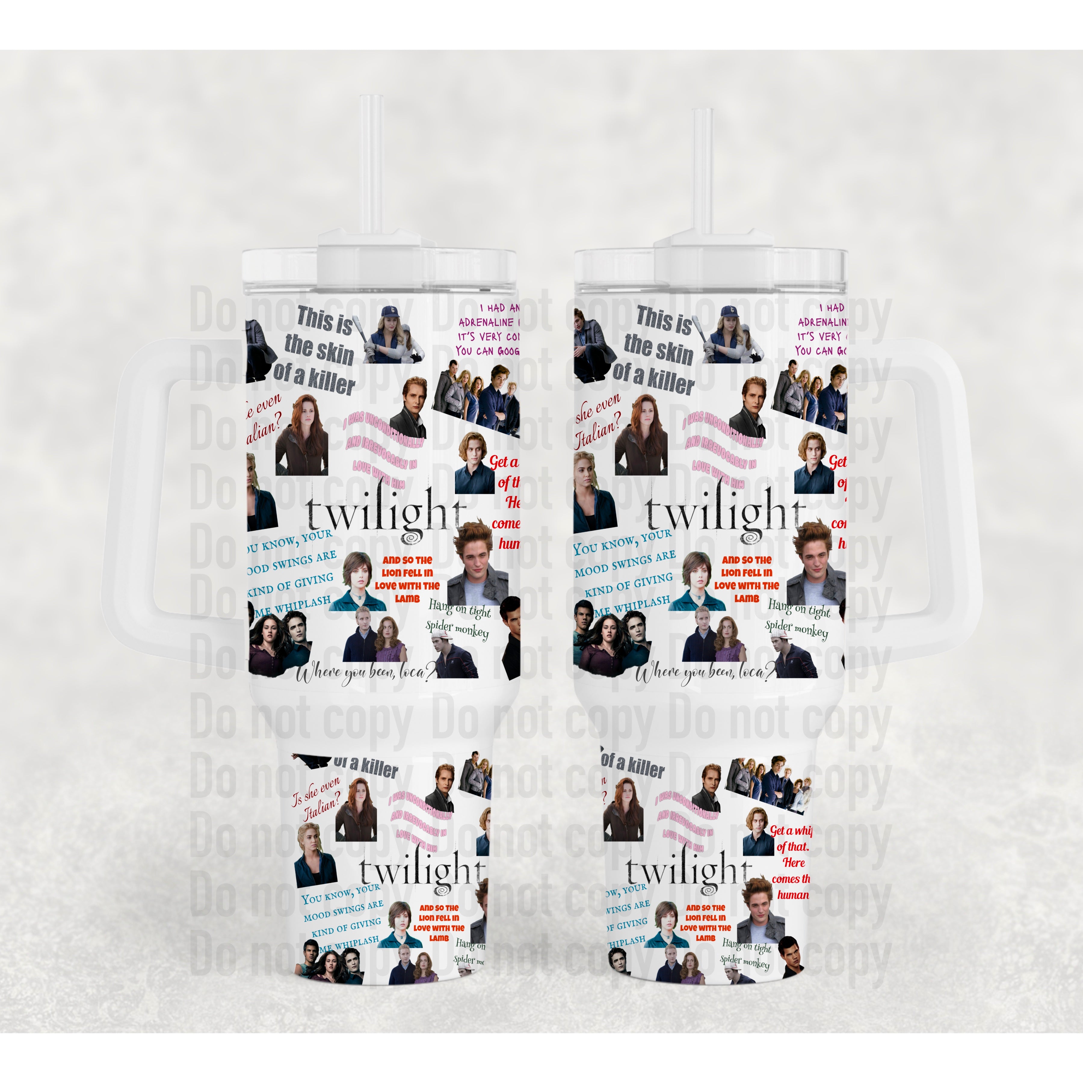 Twilight Multi Iconic 40oz Stanley Dupe – Karma Lies Designs